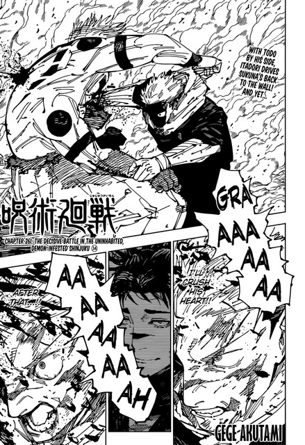 Jujutsu Kaisen Manga Chapter 259